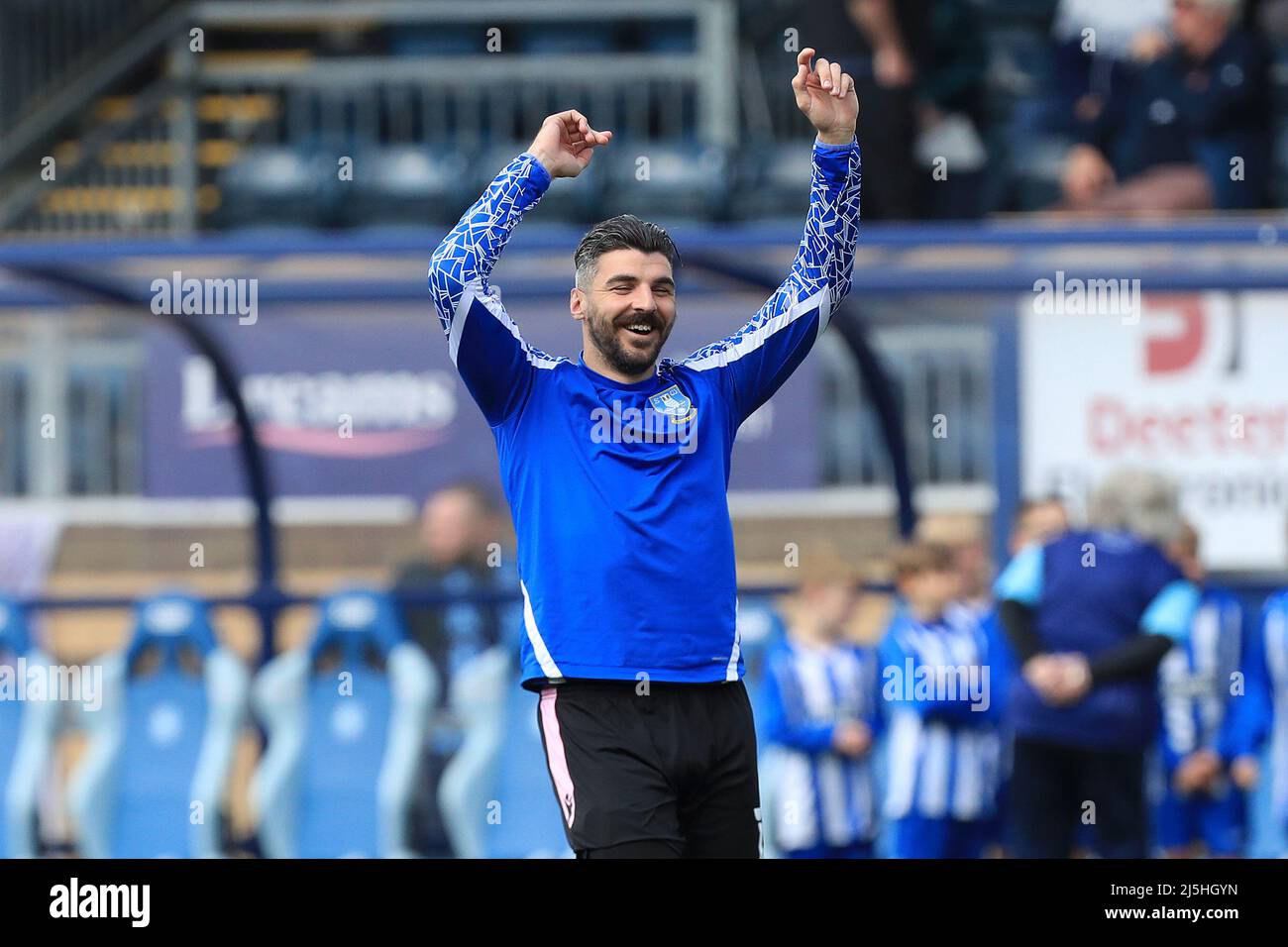 Callum Paterson #13 of Sheffield Wednesday seen warming up prior to ...