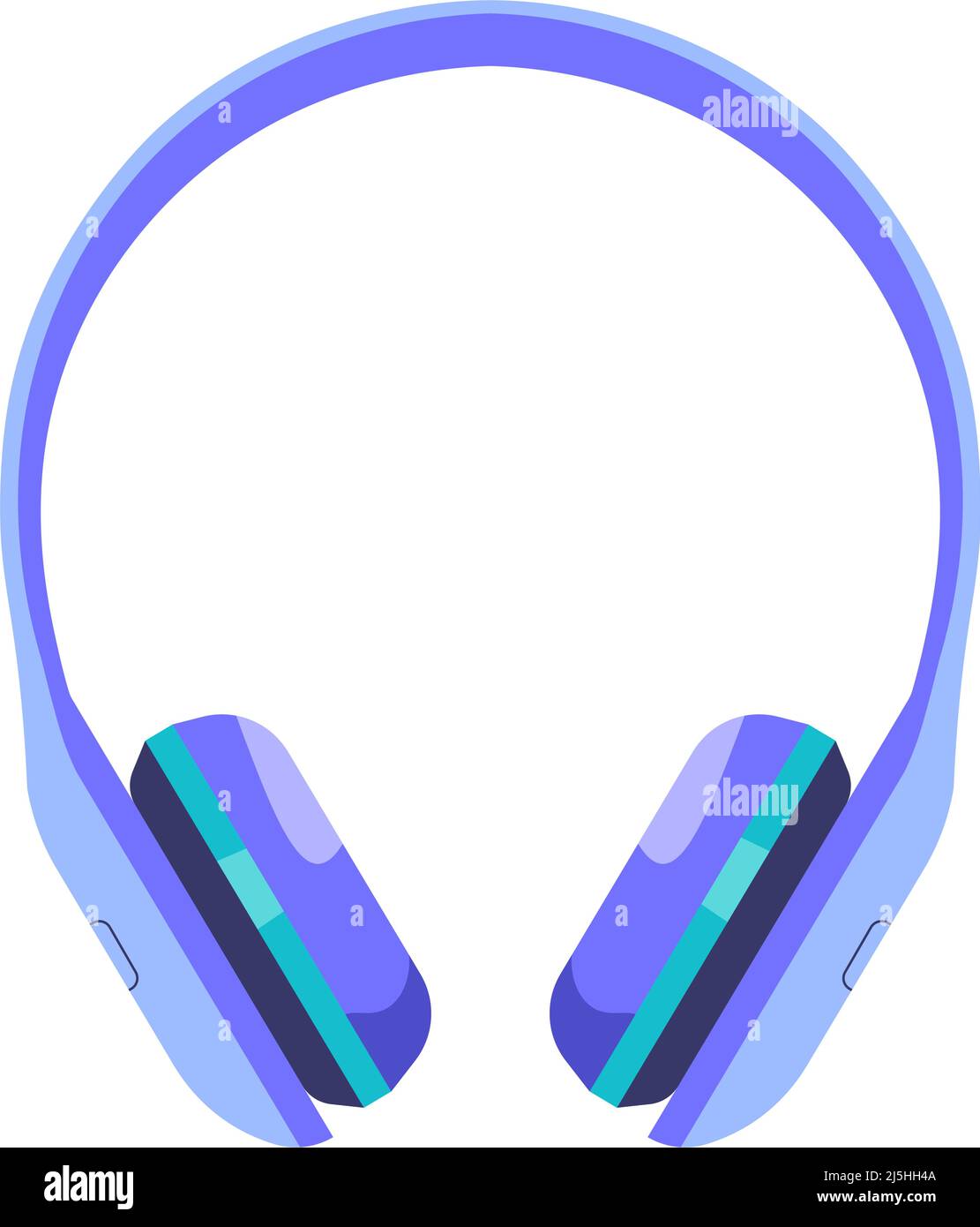 Modern headphones, listening to music devices Stock Vector Image & Art ...