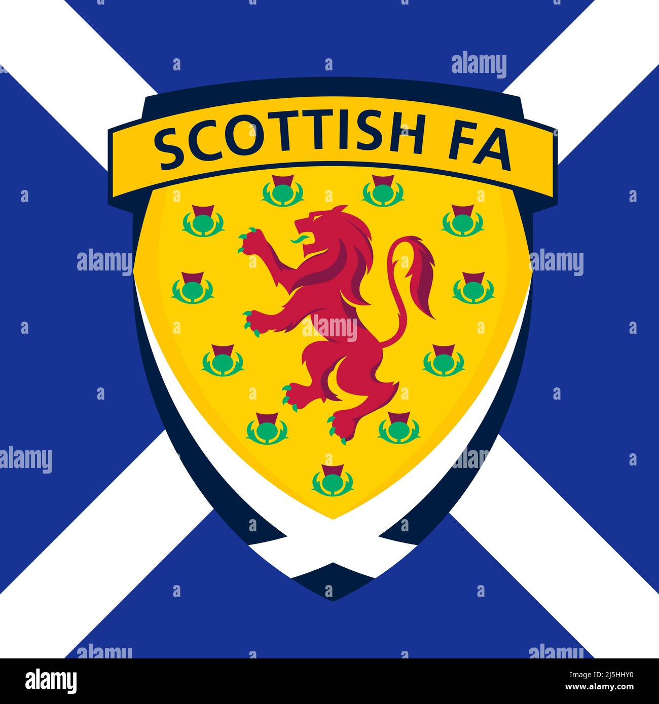 Scotland Fc Logo Scotland V Georgia Euros 2024 Qualifiers Pennant