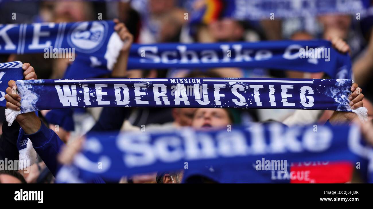 Gelsenkirchen, Deutschland. 23rd Apr, 2022. firo: April 23, 2022 ...