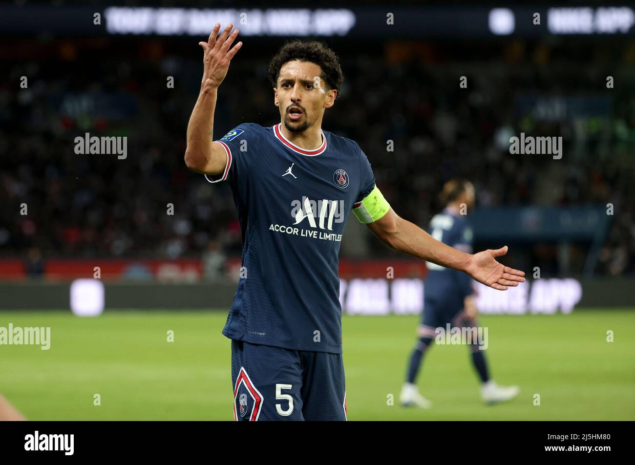 Marquinhos of PSG during the French championship Ligue 1 football match ...