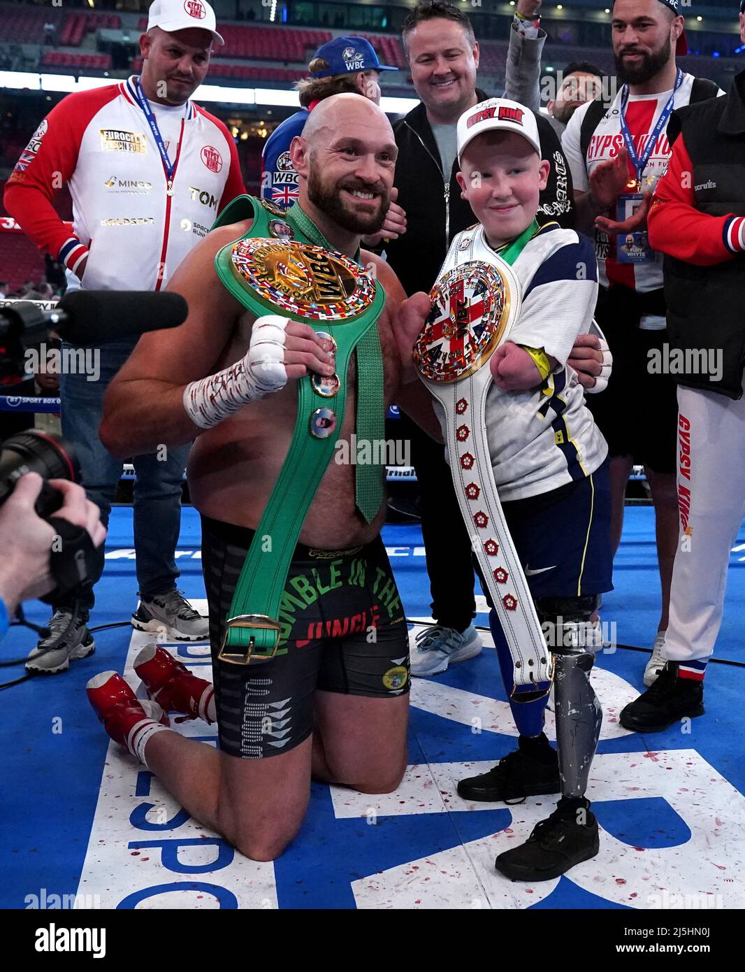 Tyson Fury speaks with Marshall Janson following victory over Dillian ...