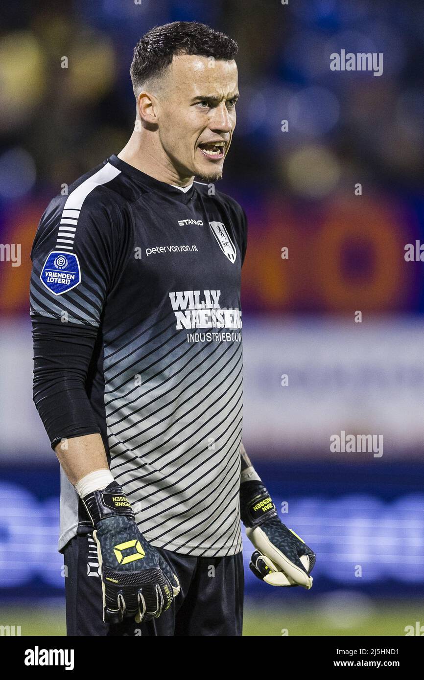 WAALWIJK - 23-04-2022, Mandemakers stadion. Dutch football, eredivisie ...