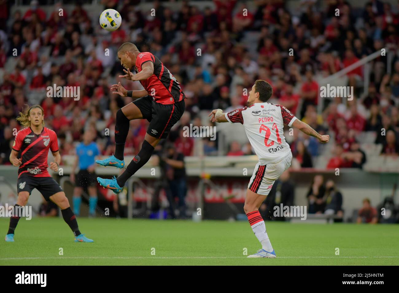 Curitiba, Brazil. 23rd Apr, 2022. Matheus Felipe and Pedro during ...