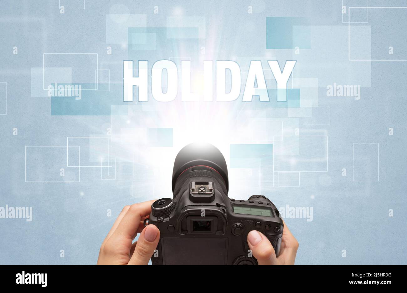 hand holding digital camera, traveling concept Stock Photo - Alamy