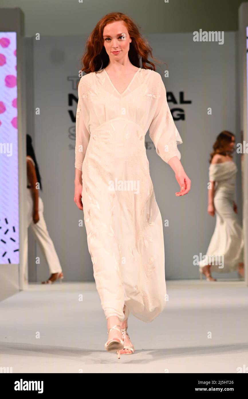 Exhibitor stalls present their latest Catwalk show collection at the ...