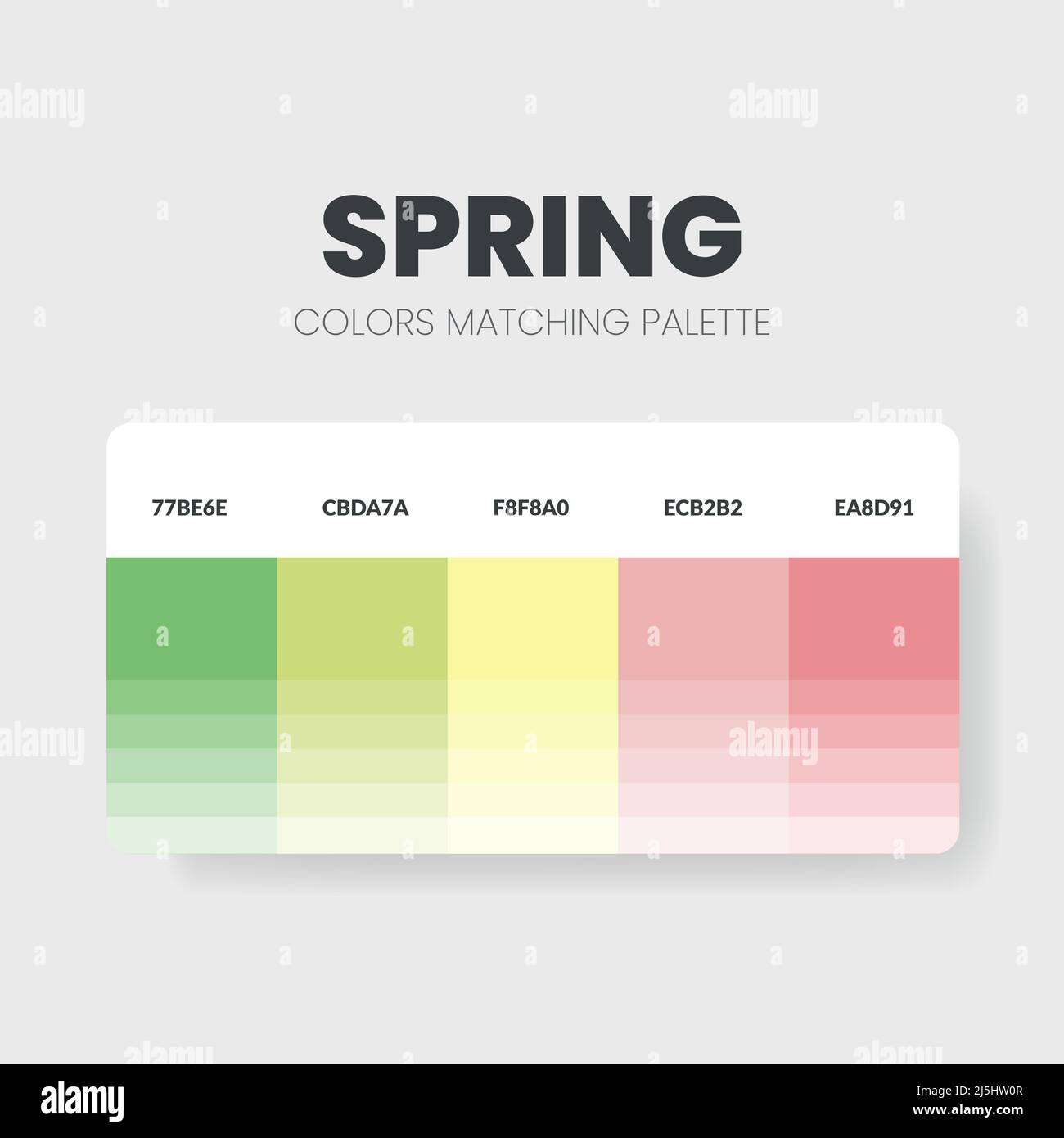 Fresh color matching palettes or color schemes are trends combinations ...