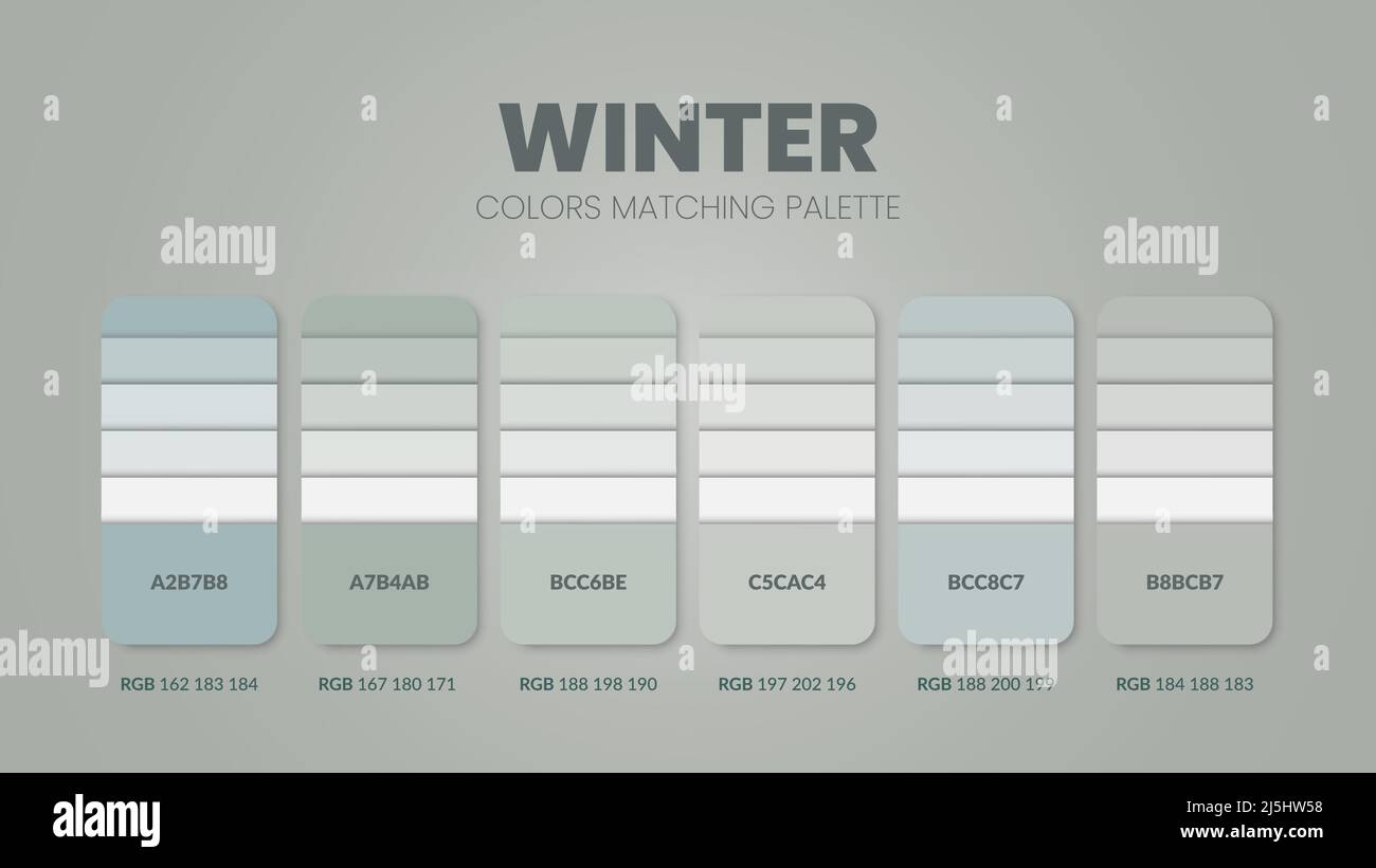 Fresh color matching palettes or color schemes are trends combinations ...