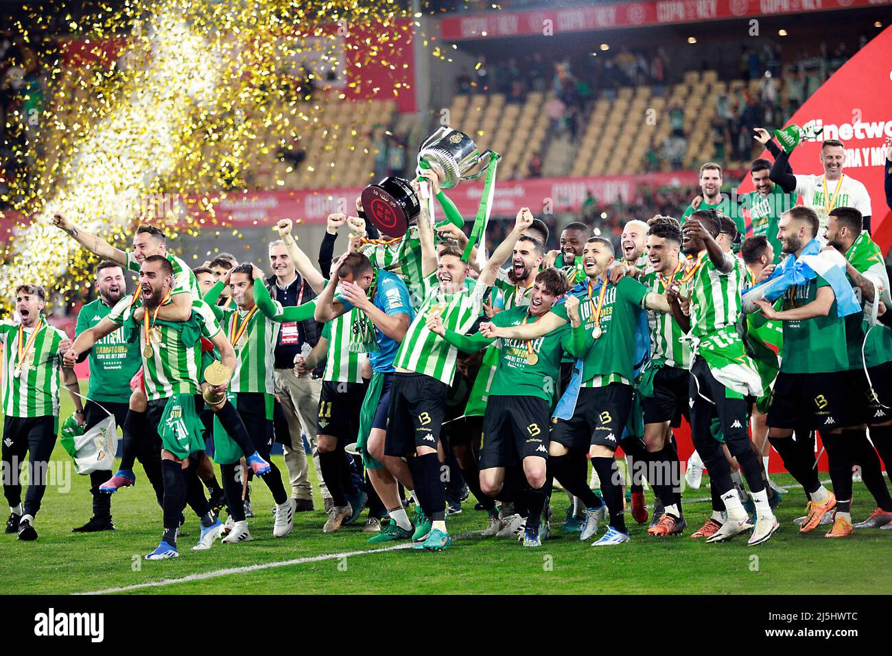 Real betis 2022 celebrating hi-res stock photography and images - Alamy