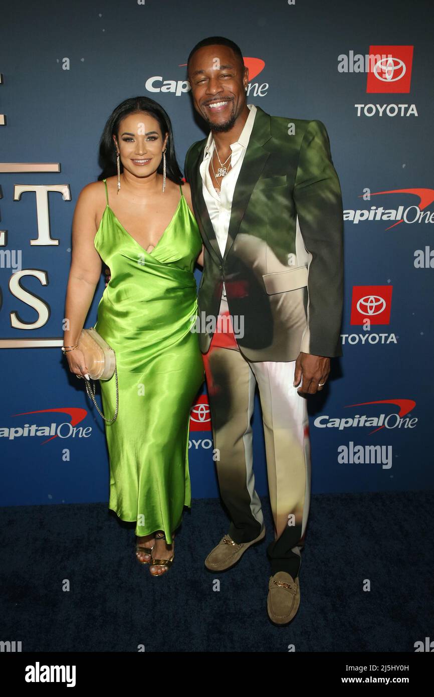 Hollywood, Ca. 23rd Apr, 2022. Zena Foster and Tank at the 2022 Trumpet ...