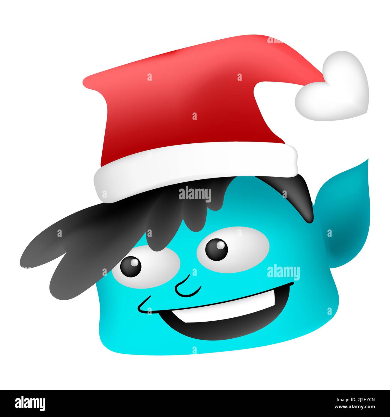 happy faced dwarf wearing christmas Stock Vector Image & Art - Alamy