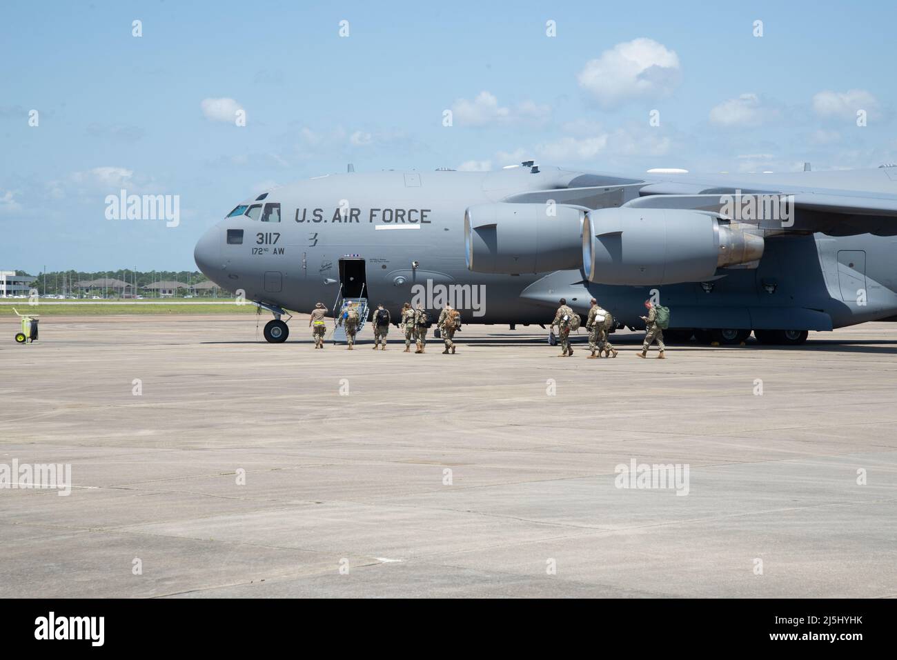 Members of the 156th Contingency Response Group, Puerto Rico Air ...