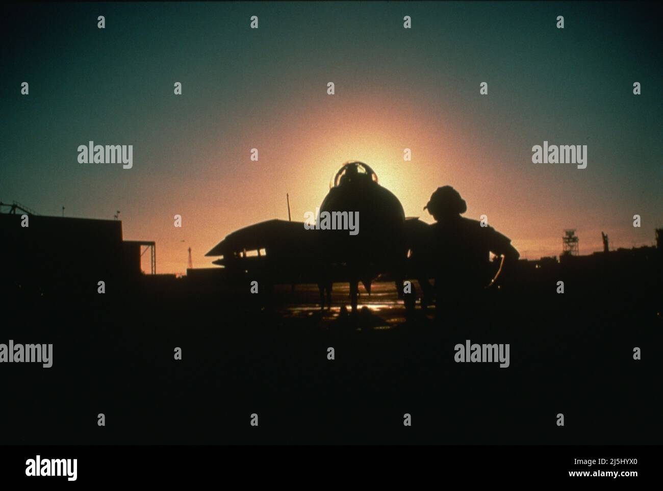F-14 at sunset aboard NAS Miramar in San Diego, California Stock Photo ...
