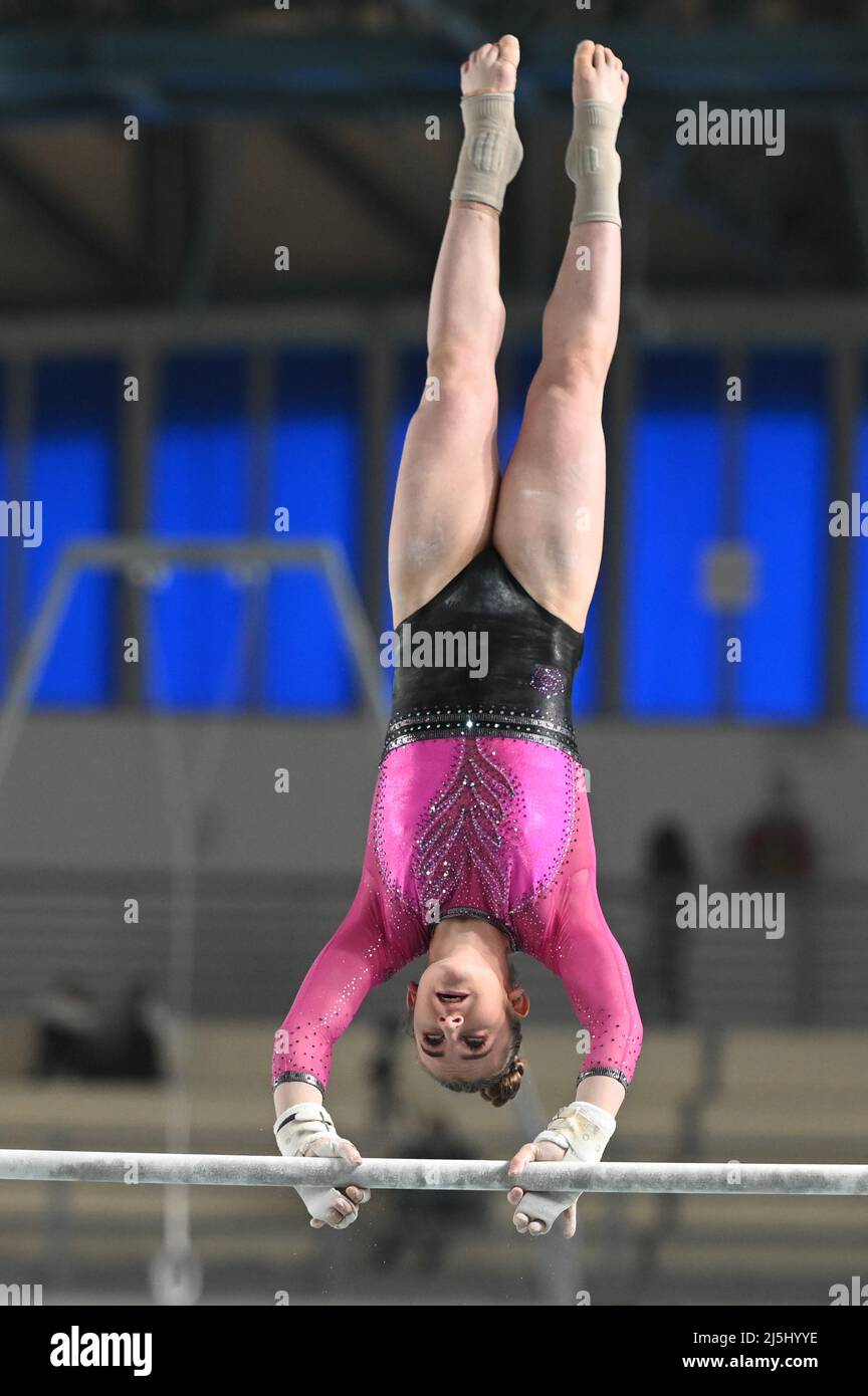 Naples, Italy. 23rd Apr, 2022. Angela Andreoli (Brixia) UB during ...