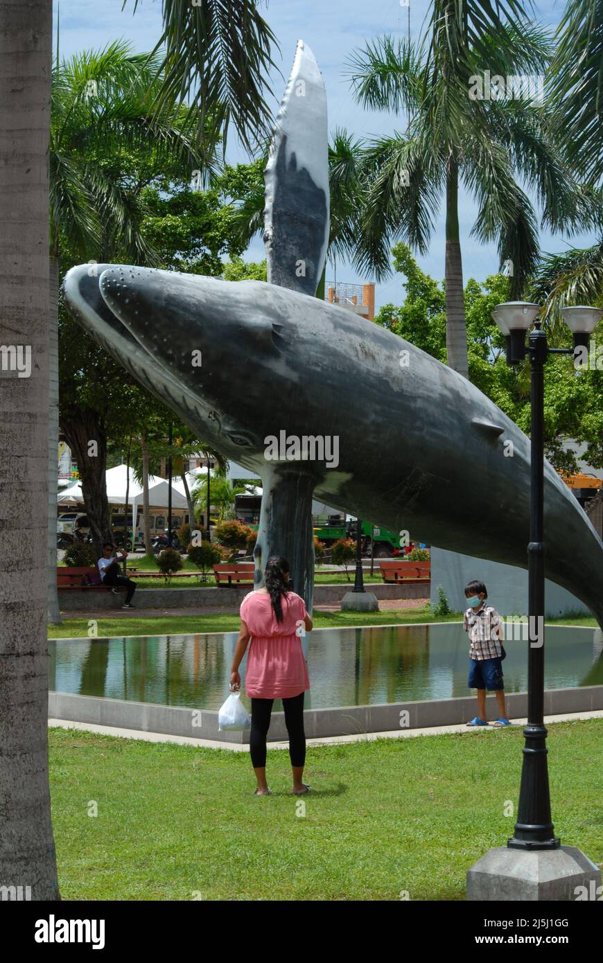 Large Whale Public Sculpture, Cadiz City, Negros Occidental ...