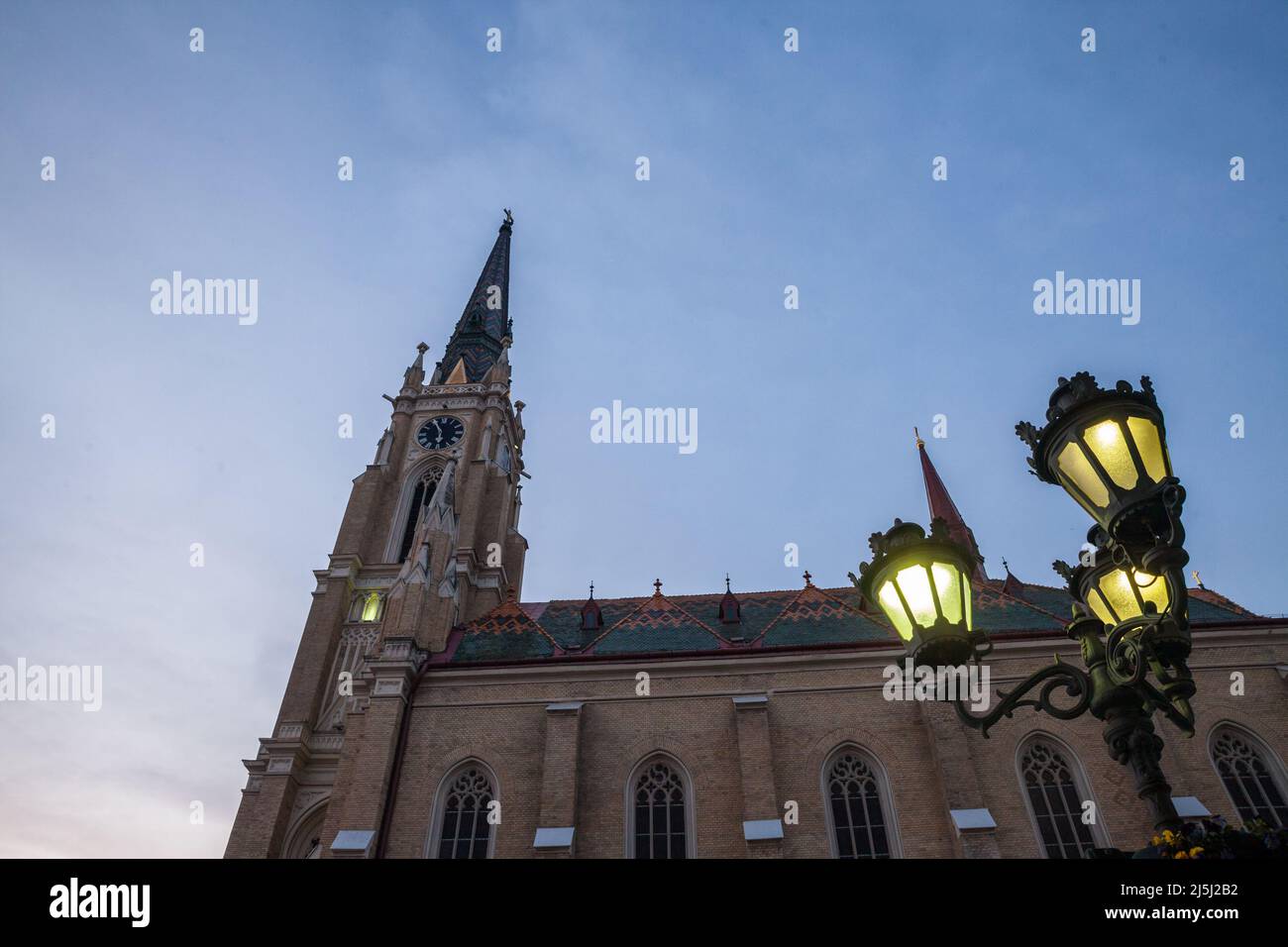 Picture of the Novi Sad cathedral. The Name of Mary Church is a Roman ...