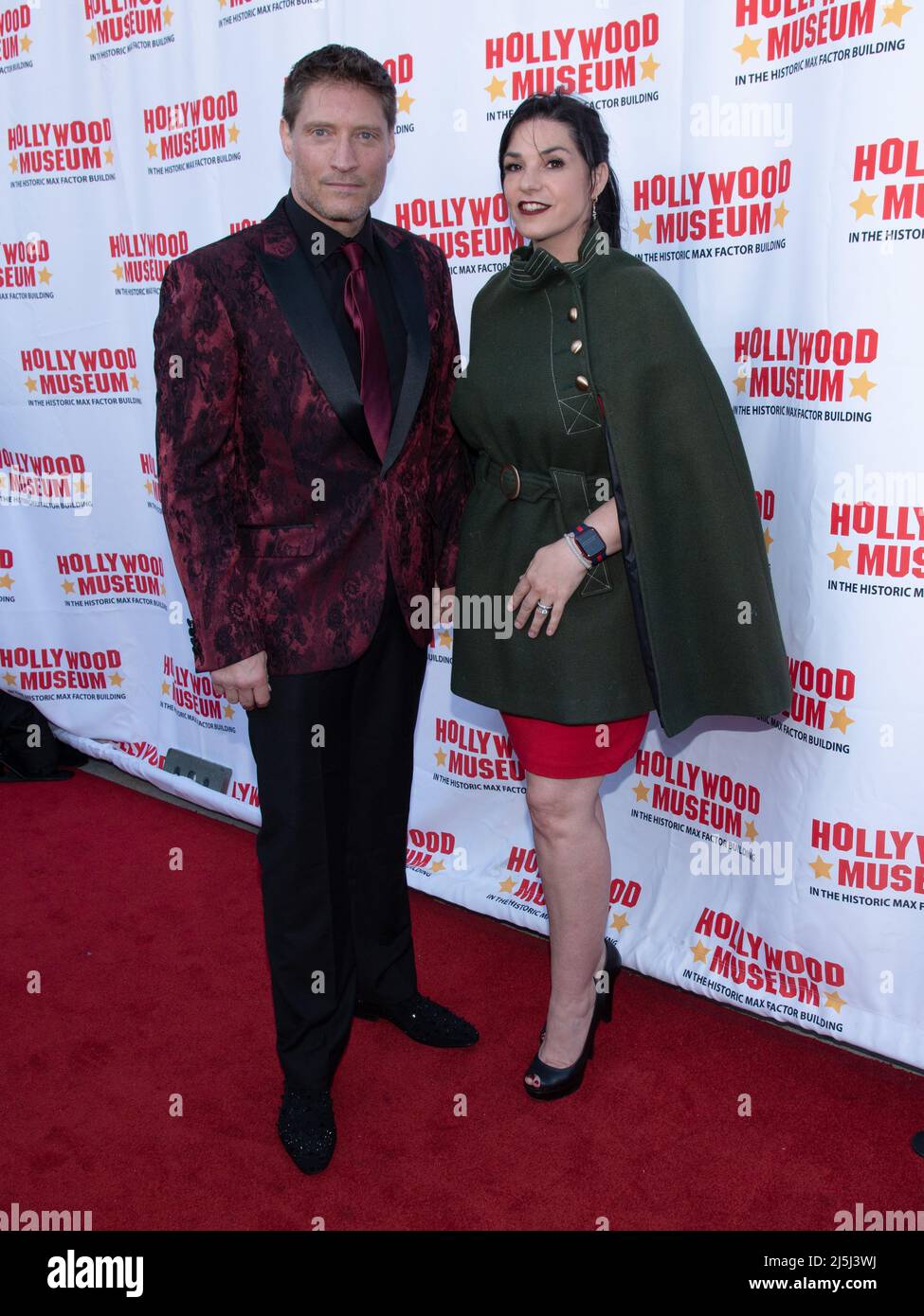 April 21, 2022, Hollywood, California, USA: Sean Kanan and Michele Vega ...