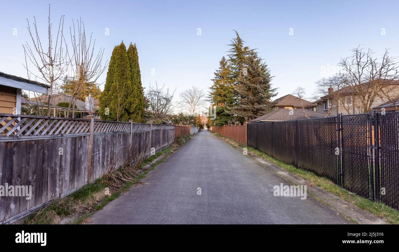 Vancouver alley hi-res stock photography and images - Alamy