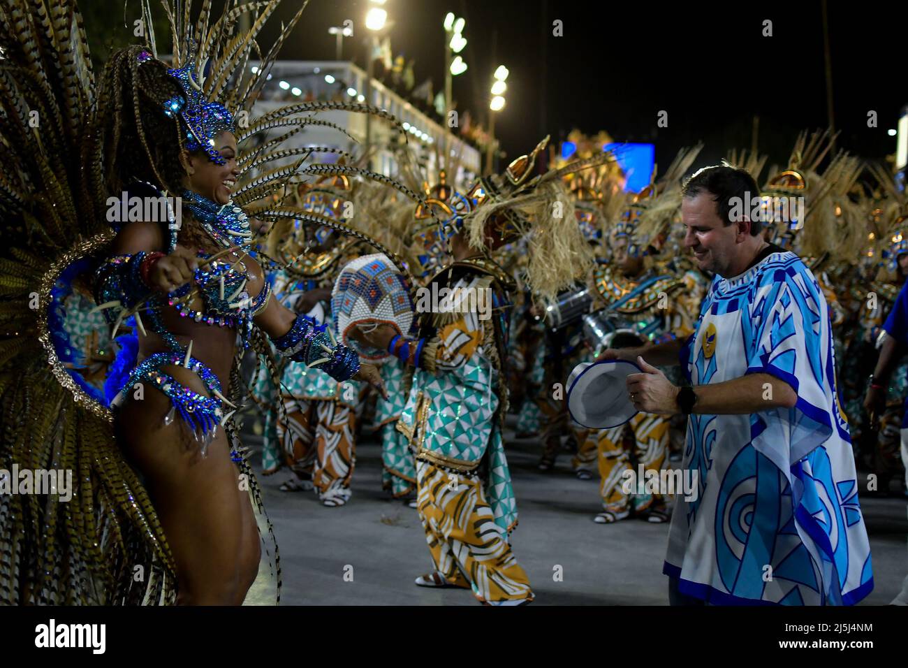 RJ - Rio de Janeiro - 23/04/2022 - CARNIVAL RIO 2022, PARADE SCHOOL OF ...