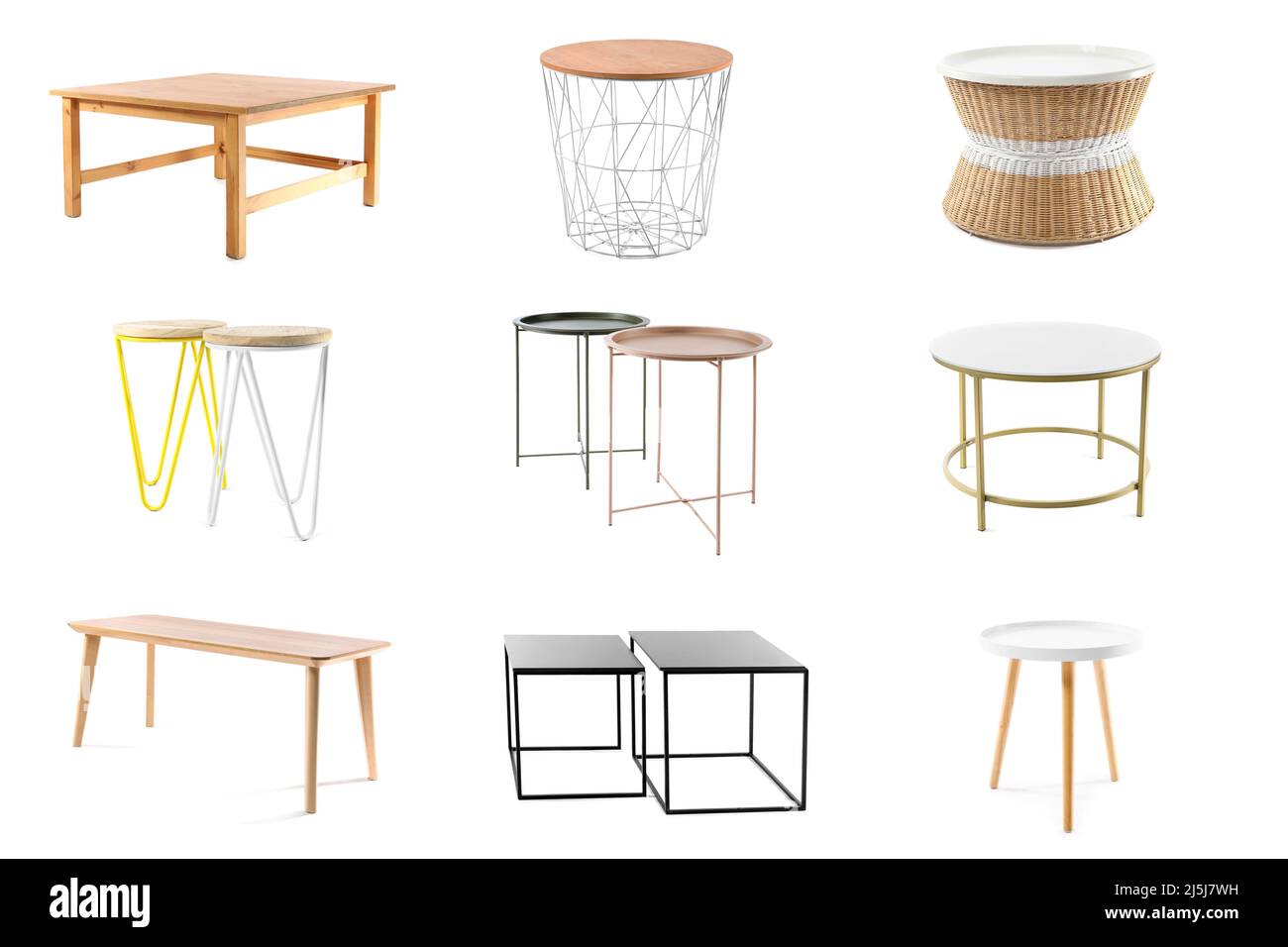 Square tables Cut Out Stock Images & Pictures - Alamy