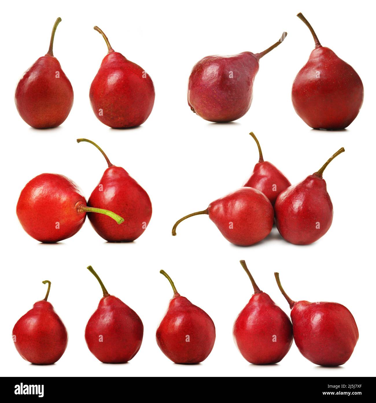 Set tasty ripe pears hi-res stock photography and images - Alamy