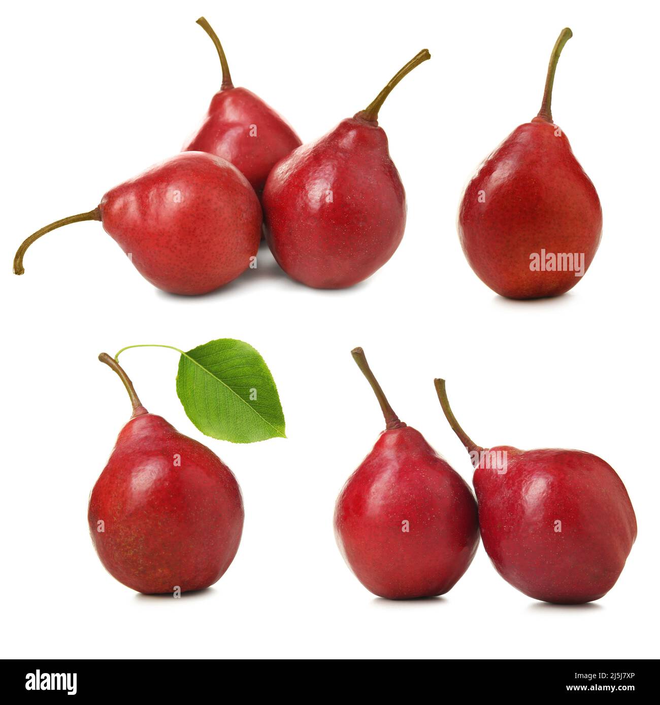 Set tasty ripe pears hi-res stock photography and images - Alamy