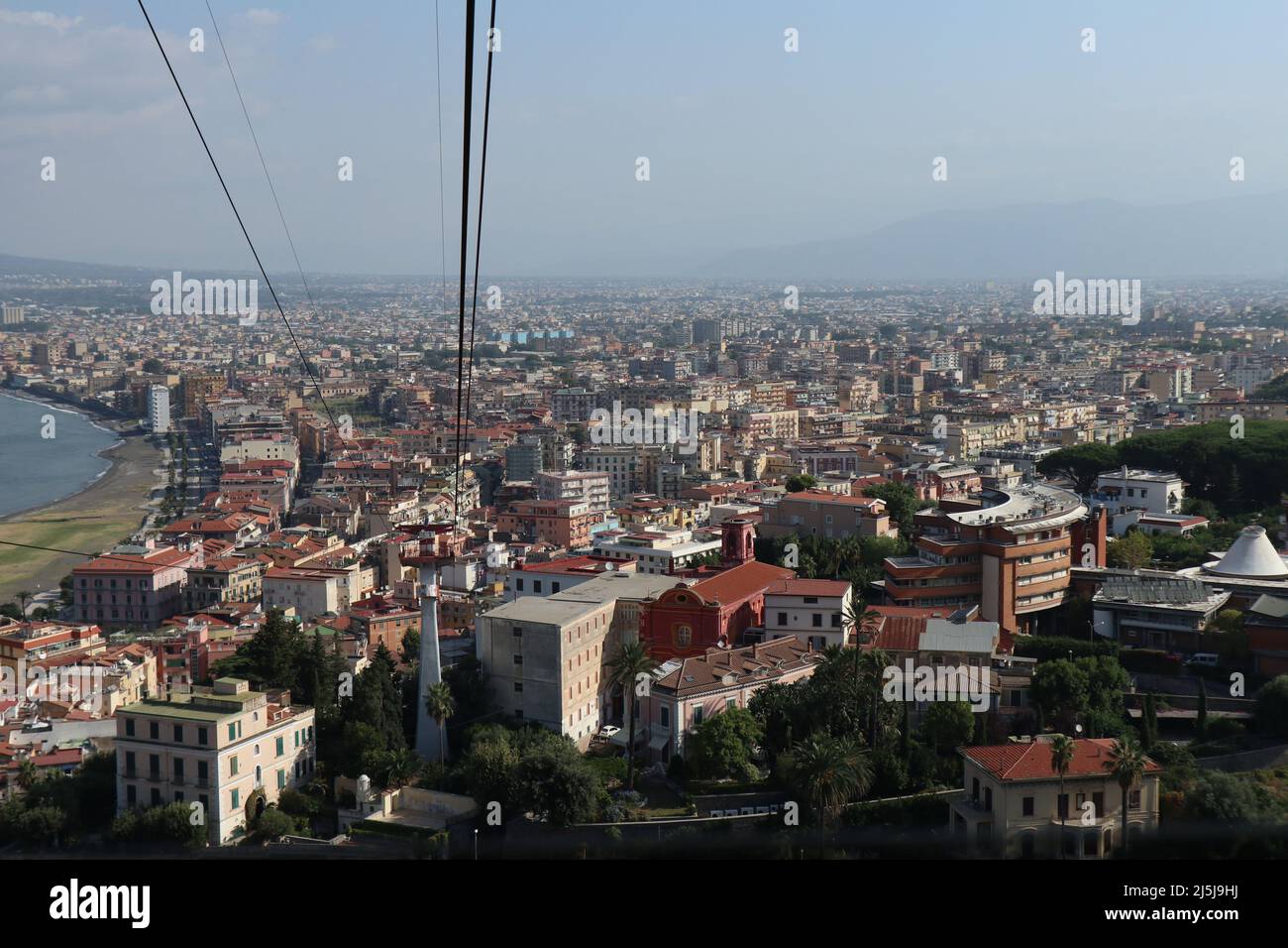 Castellammare di Stabia - Scorcio del borgo dalla Funivia del Faito ...