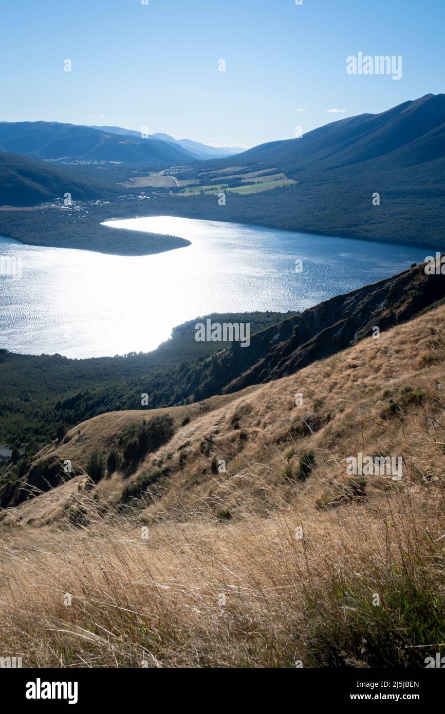 Lake Rotoiti, from Pinchgut Track, Mount Robert, Nelson Lakes National ...
