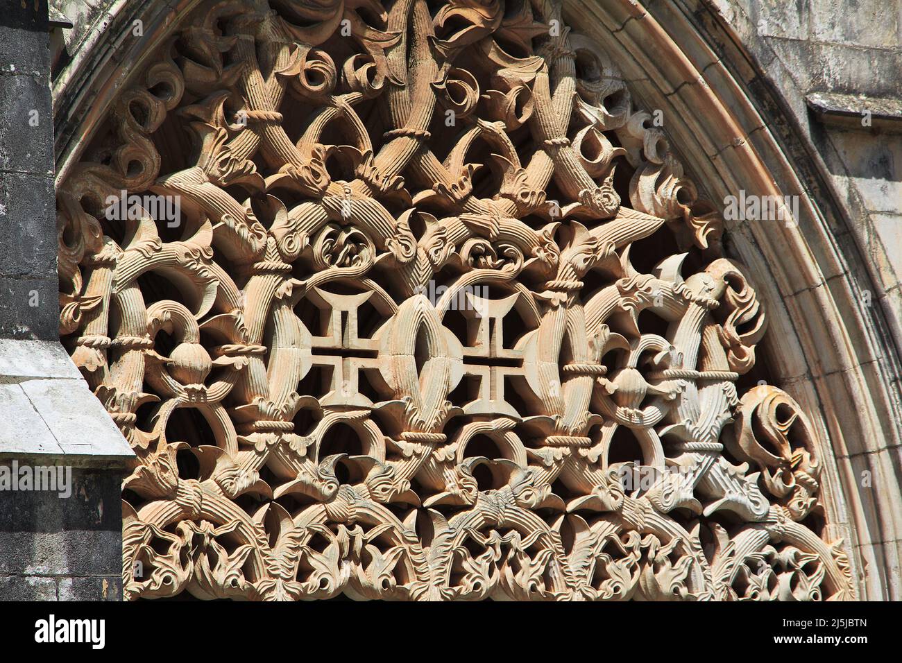 Ancient Dominican monastery in Batalha city, Portugal Stock Photo - Alamy