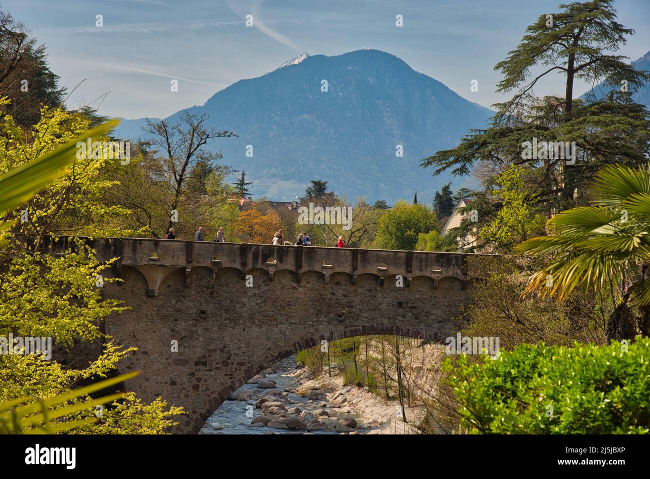 City of Meran in South Tyrol in Italy Stock Photo - Alamy