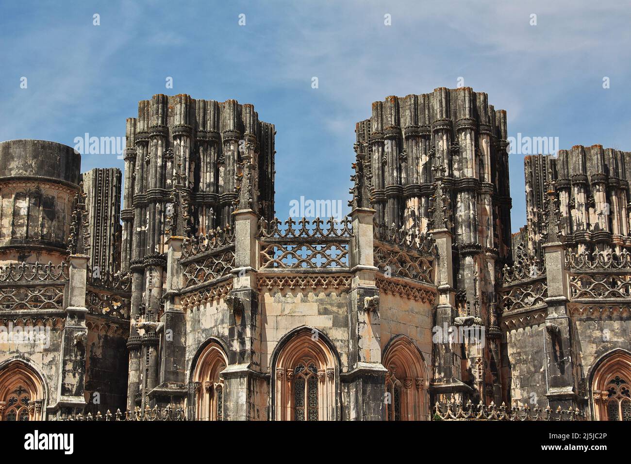 Ancient Dominican monastery in Batalha city, Portugal Stock Photo - Alamy