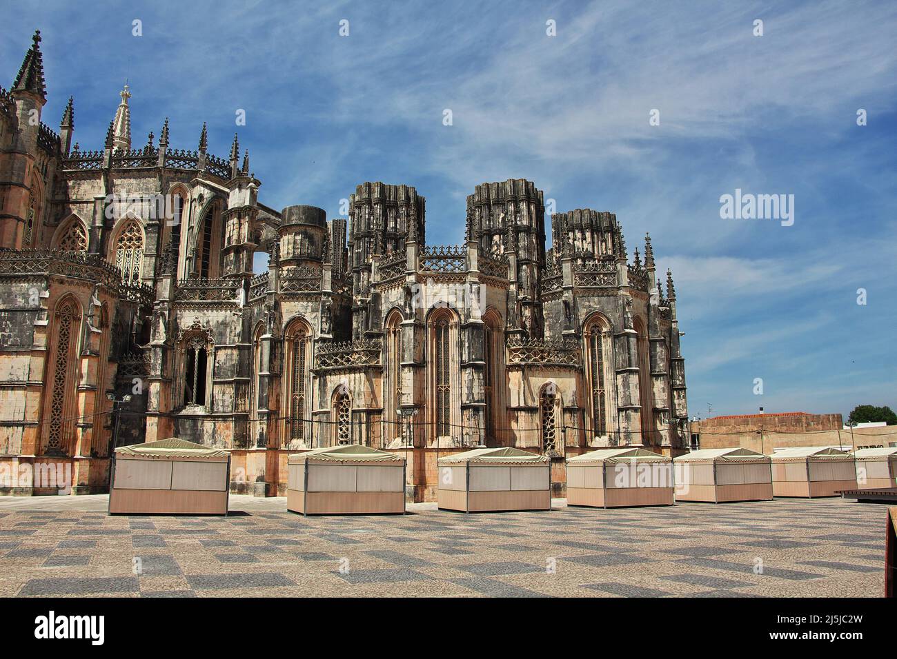 Ancient Dominican monastery in Batalha city, Portugal Stock Photo - Alamy