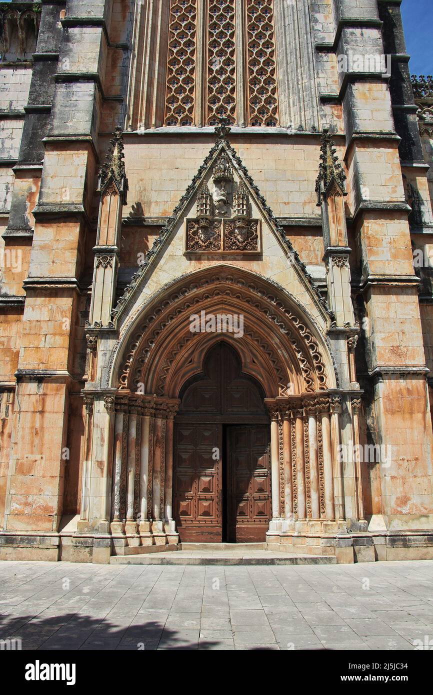 Ancient Dominican monastery in Batalha city, Portugal Stock Photo - Alamy