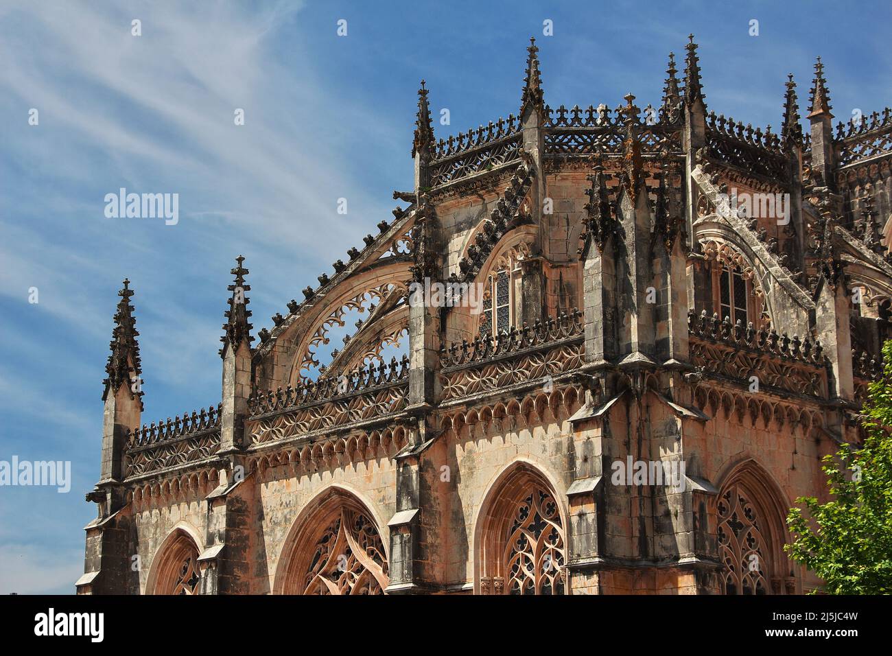 Ancient Dominican monastery in Batalha city, Portugal Stock Photo - Alamy