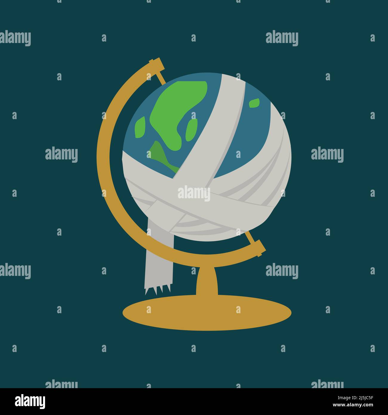 Heal the earth Stock Vector Images - Alamy
