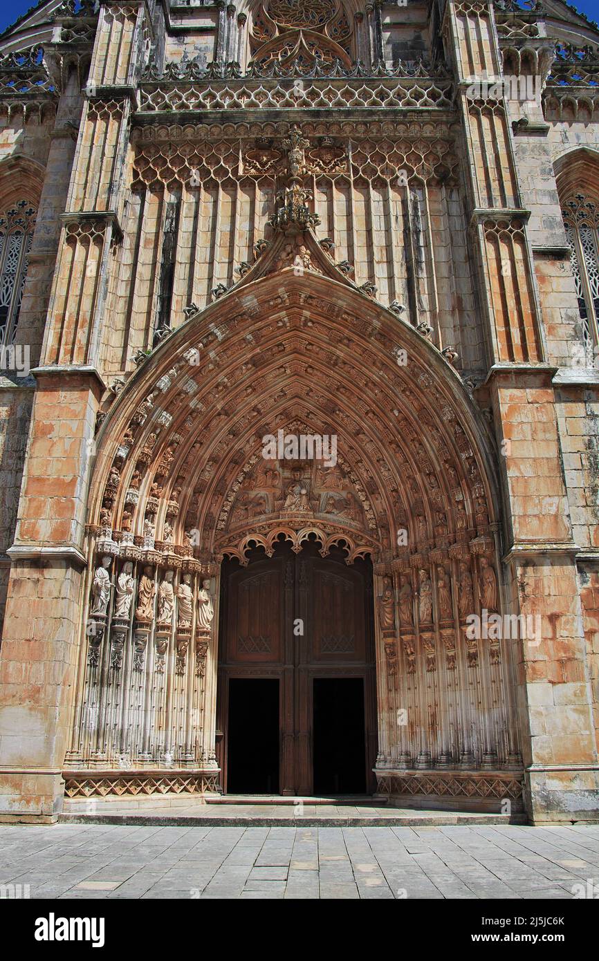 Ancient Dominican monastery in Batalha city, Portugal Stock Photo - Alamy
