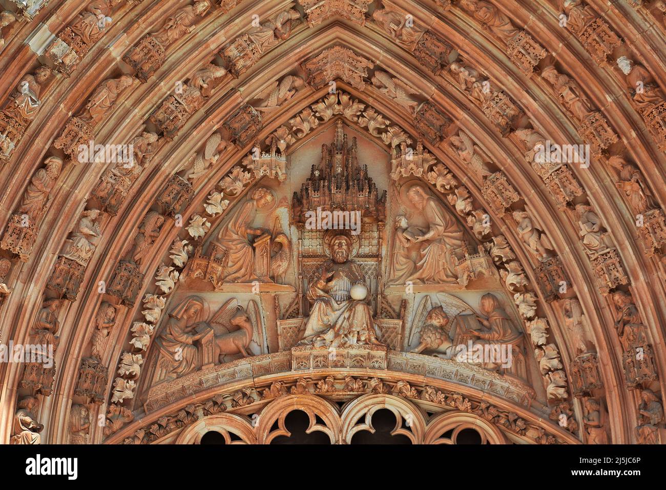 Ancient Dominican monastery in Batalha city, Portugal Stock Photo - Alamy