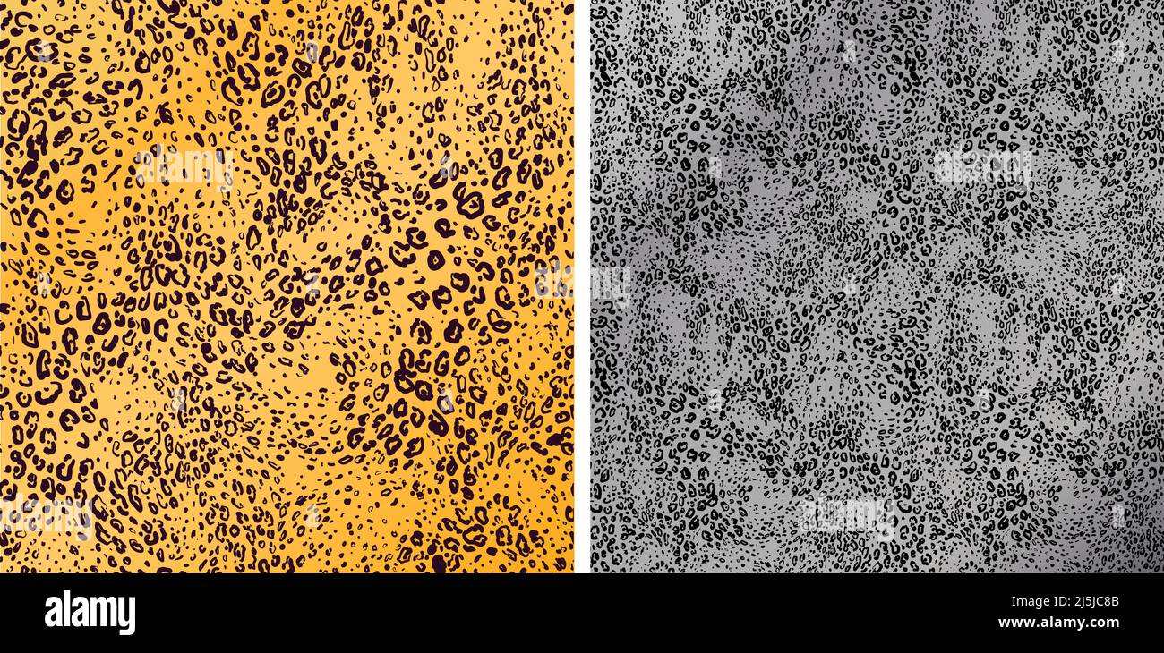 Cheetah leopard big cat texture pattern 2. Vector illustration Stock ...