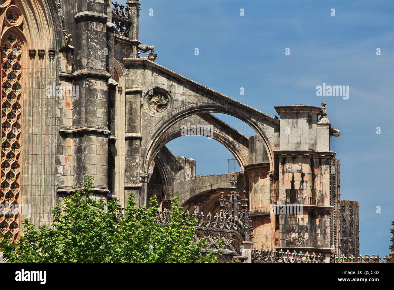 Ancient Dominican monastery in Batalha city, Portugal Stock Photo - Alamy