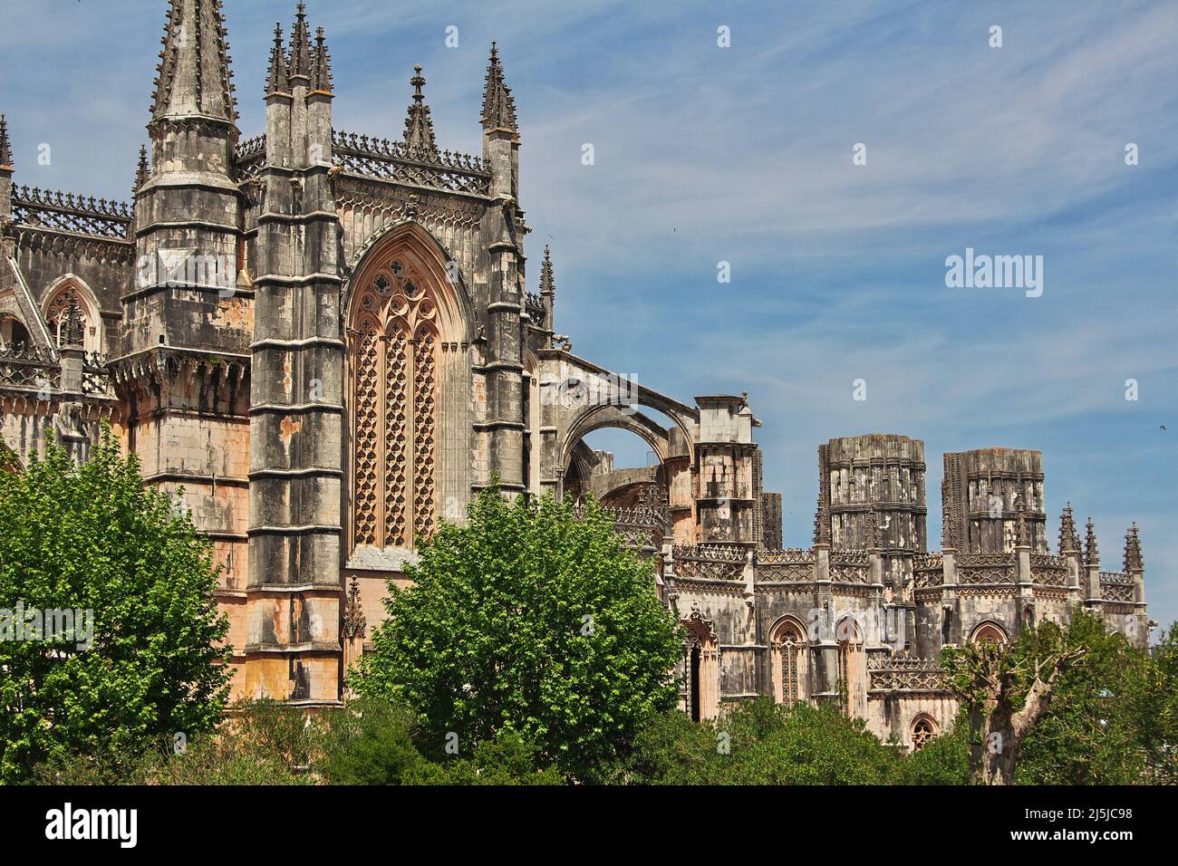 Ancient Dominican monastery in Batalha city, Portugal Stock Photo - Alamy