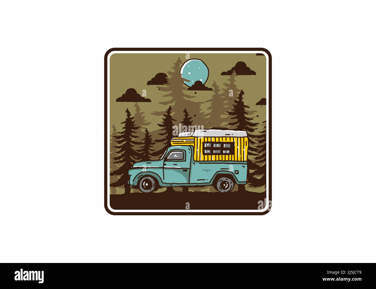 Inside camper van Cut Out Stock Images & Pictures - Alamy