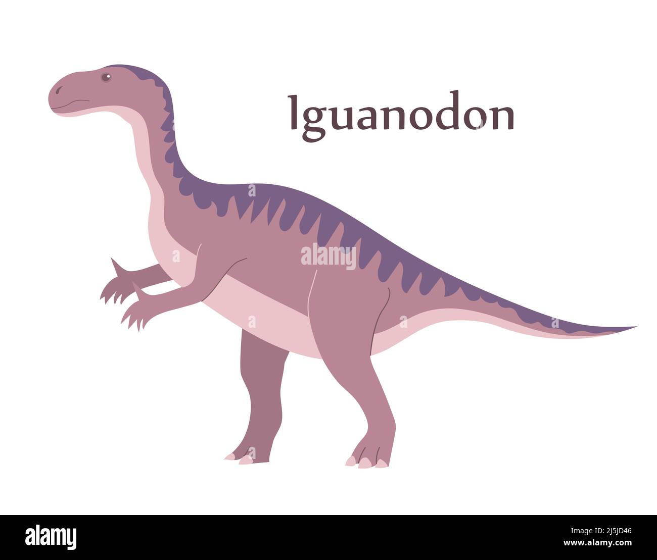 Ancient pangolin iguanodon. Herbivorous dinosaur of the Jurassic period ...