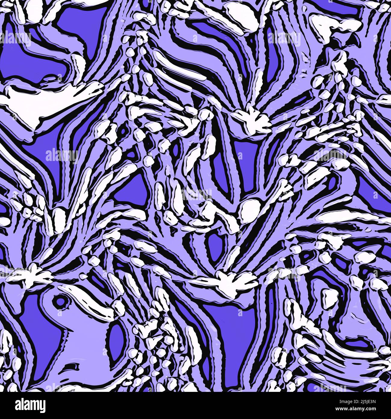 Purple camo swirl very peri color of the year seamless pattern texture ...