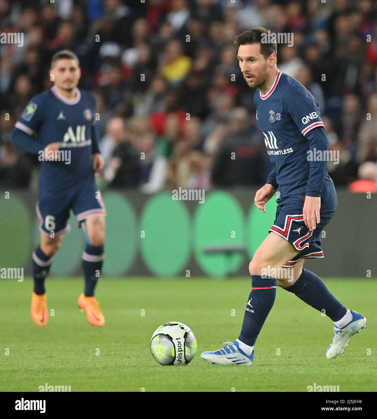 Paris Saint-Germain Lionel Messi during the Ligue 1 Paris Saint-Germain ...