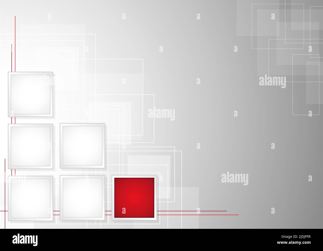 Abstract Background with Decorative Squares and Lines Stock Vector ...