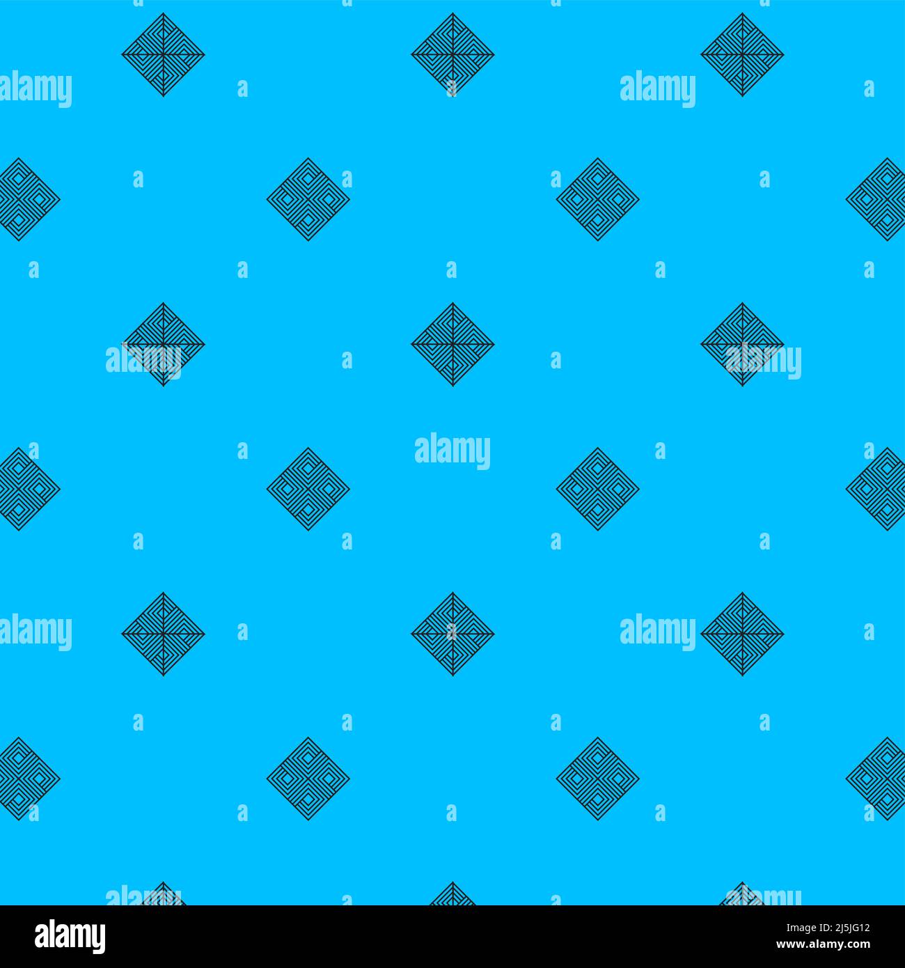 Blue square pattern wallpaper hi-res stock photography and images - Alamy