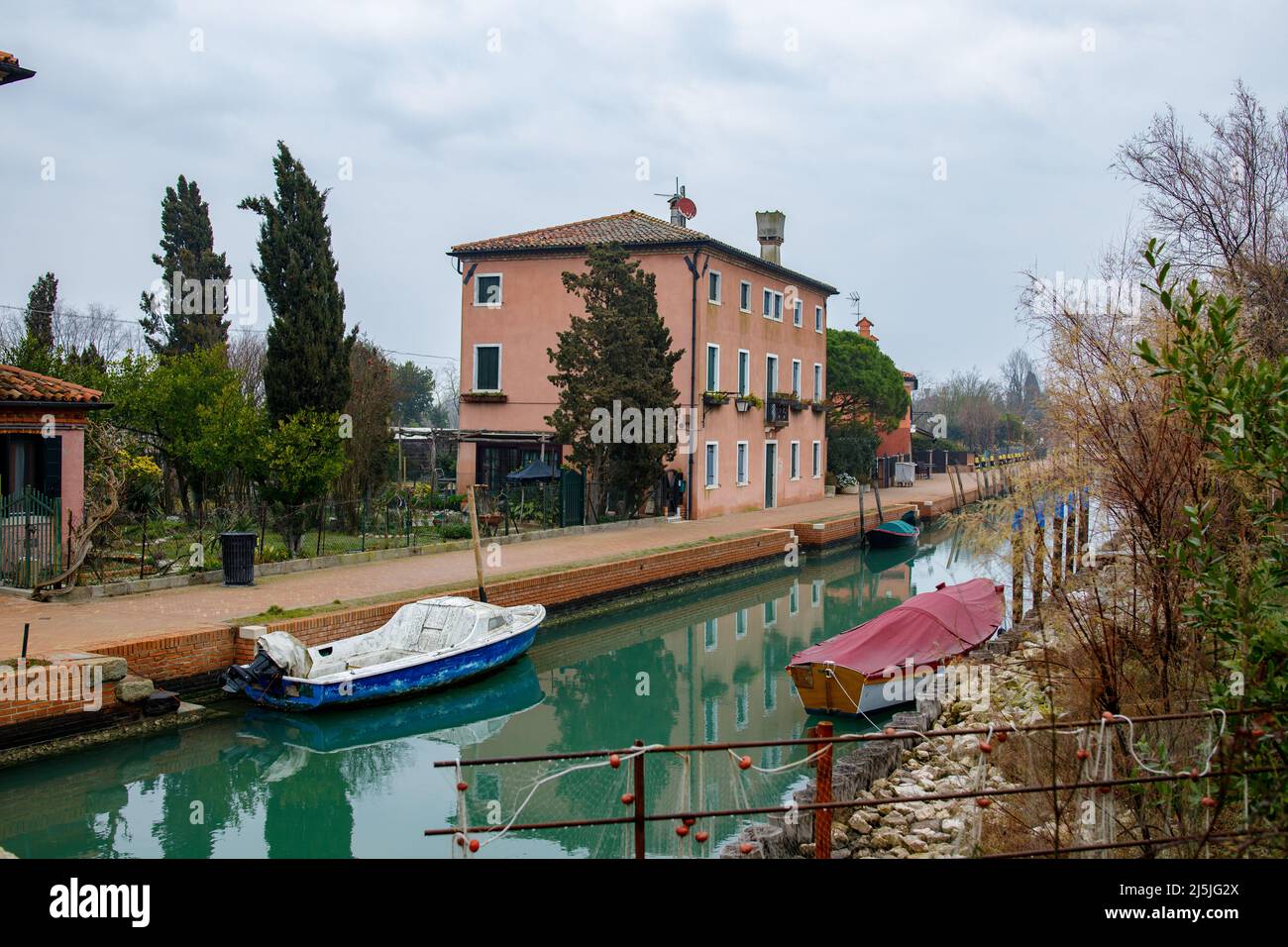 Church of Santa Fosca building on Torcello island Venetian Lagoon ...