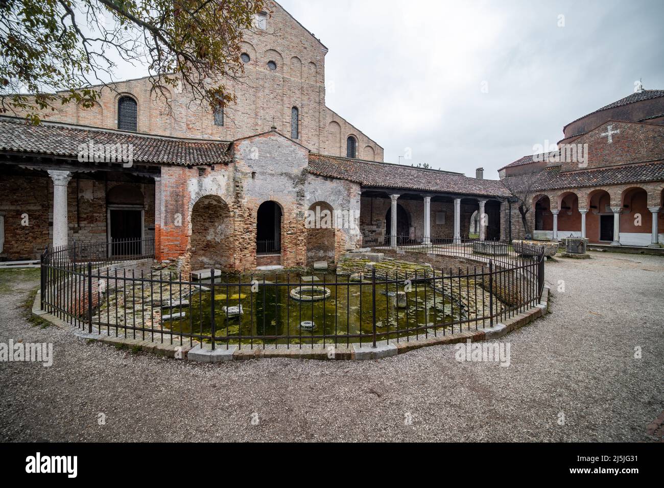 Church of Santa Fosca building on Torcello island Venetian Lagoon ...