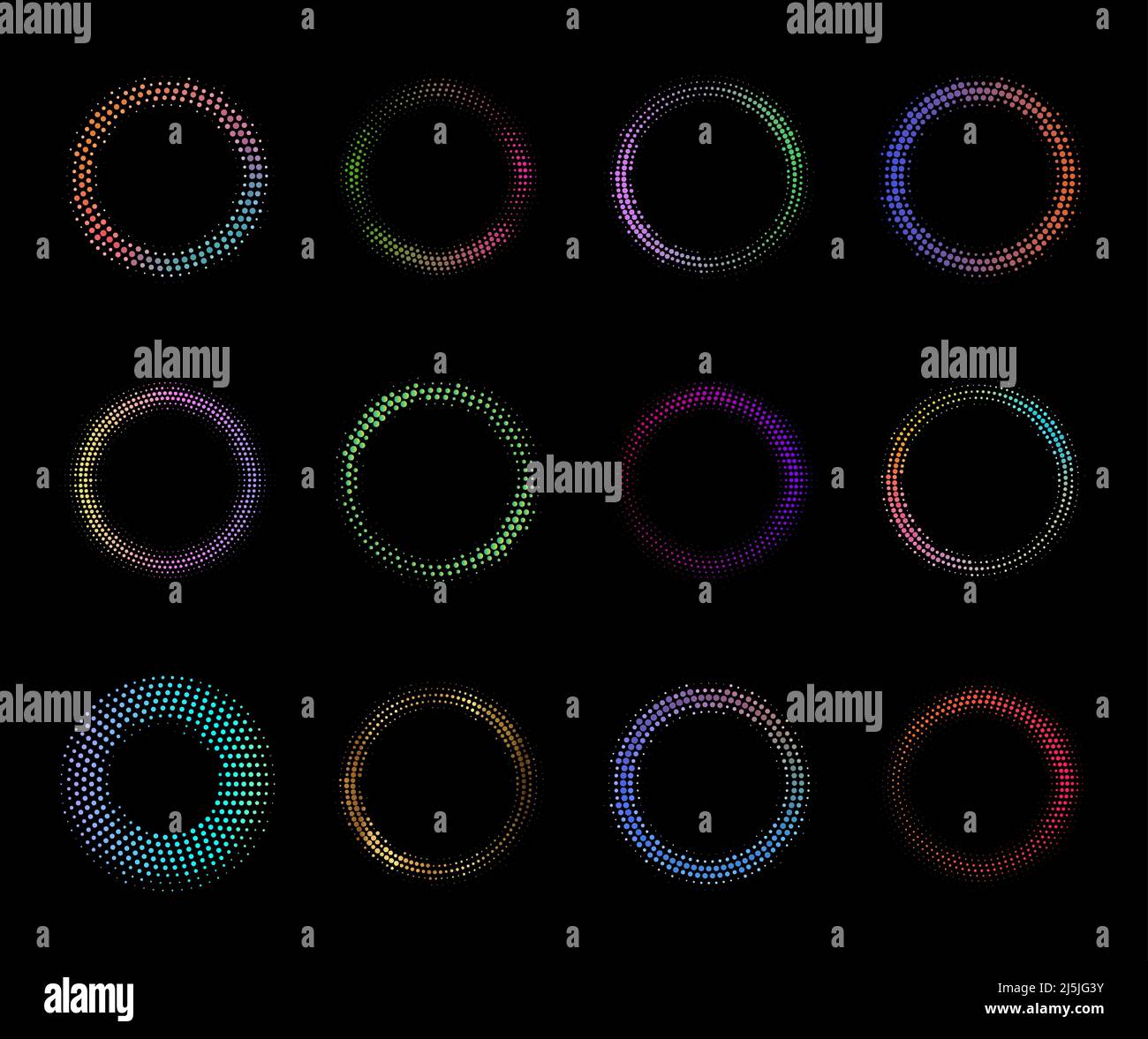 Gradient circle wallpaper hi-res stock photography and images - Alamy