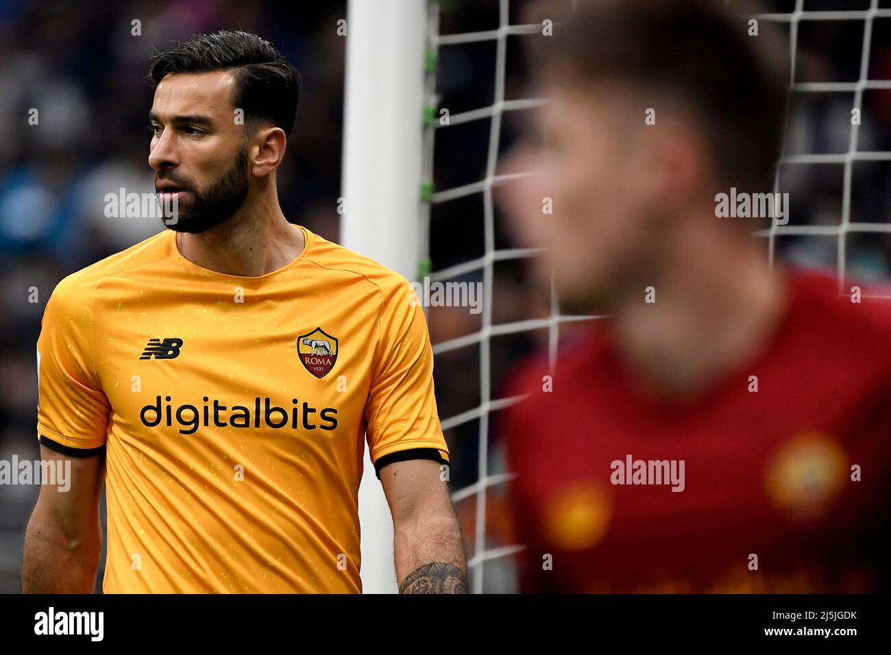 Rui Patricio of AS Roma looks on during the Serie A football match ...